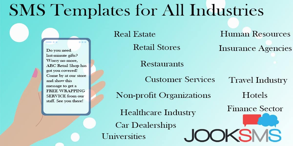 SMS Templates for All Industries - JookSMS