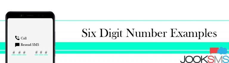 What is a 6-Digit Phone Number? - All You Need To Know - JookSMS