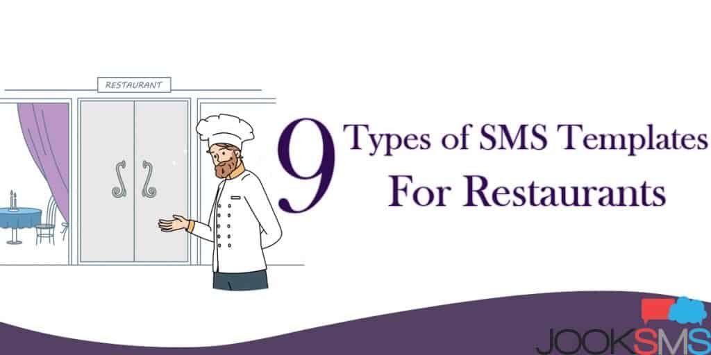 9 Types of SMS Templates For Restaurants - JookSMS