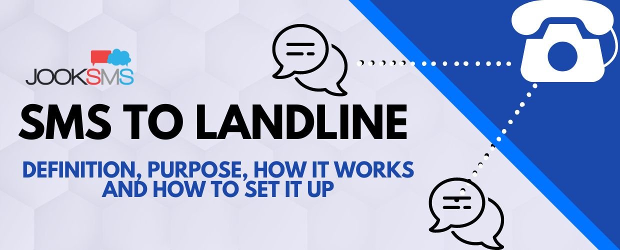 SMS To Landline - All You Need To Know - JookSMS
