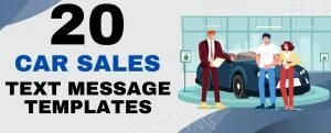 20 Car Sales Text Message Templates - Boost Your Sales - JookSMS